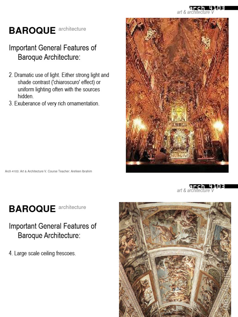 Lecture1b Baroque | PDF | Baroque | Western Art
