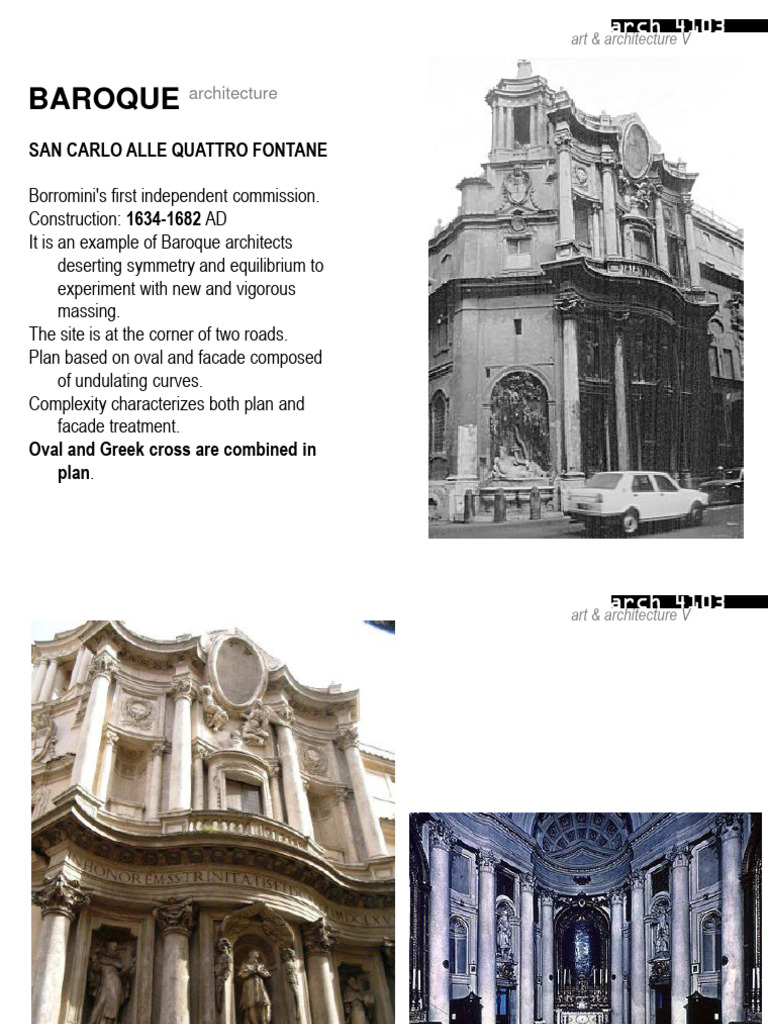Lecture2 Baroque | PDF | Geometry | Architectural Design