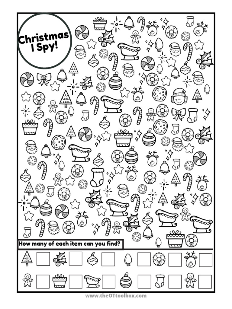 Christmas I Spy PDF | PDF | Computing