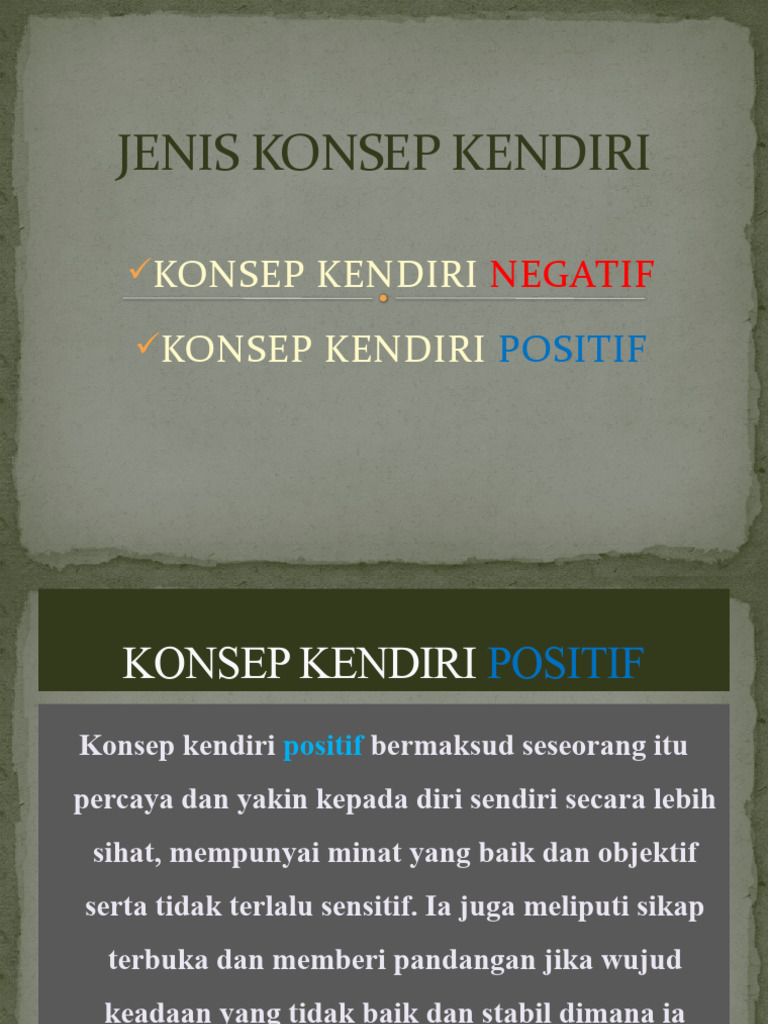 Jenis Konsep Kendiri | PDF
