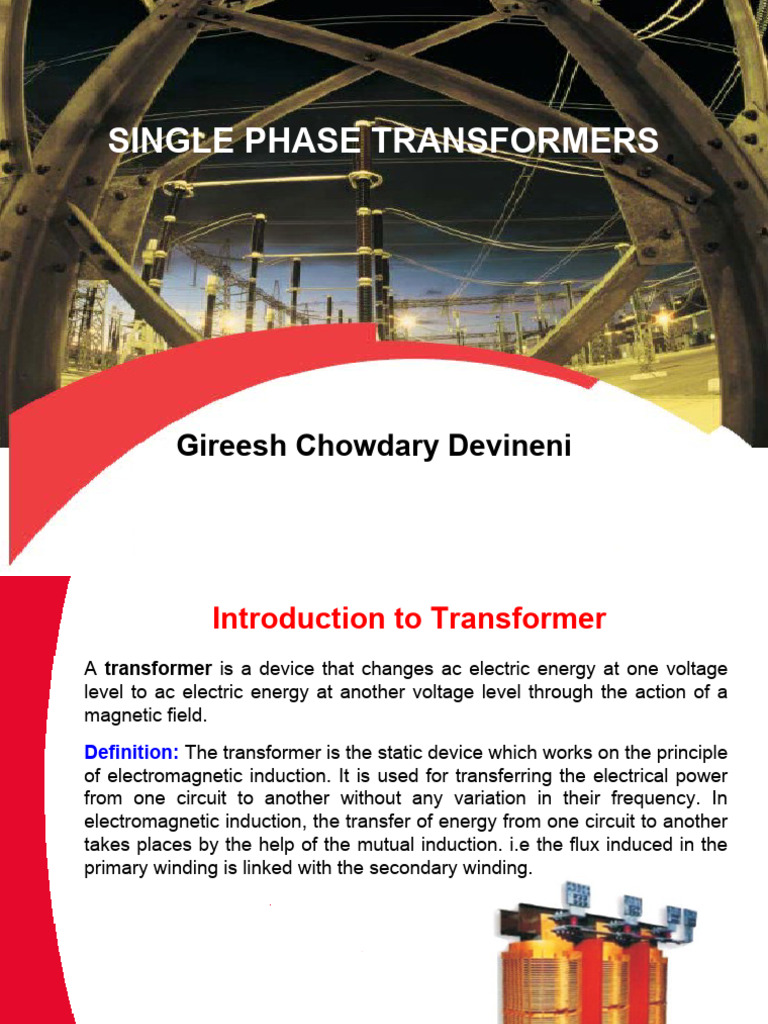Transformers | Download Free PDF | Electromagnetic Induction | Transformer