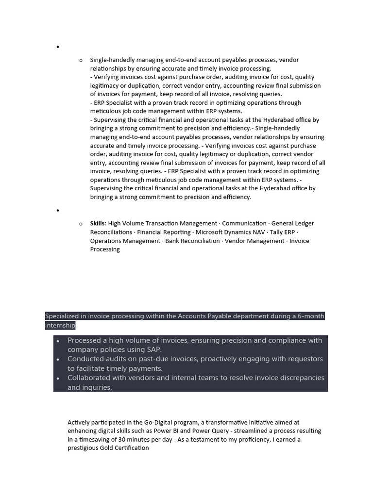 AP Process Linked in | PDF | Accounts Payable | Service Industries