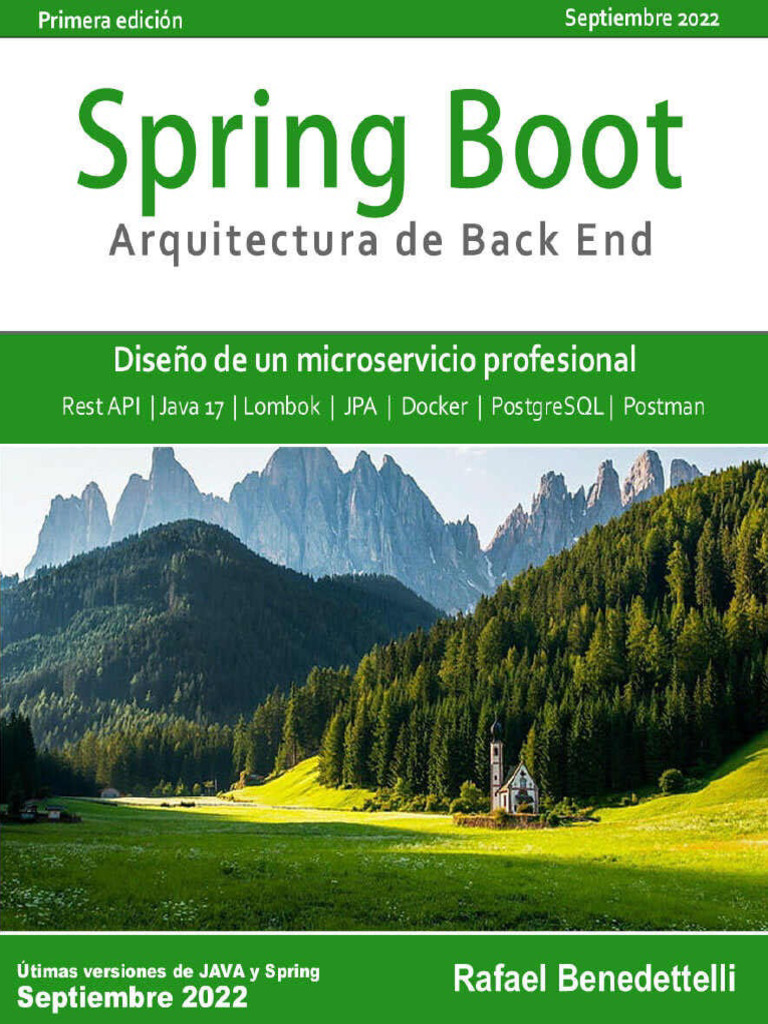 Spring Boot 2022 - Arquitectura de Back End (Spanish Edition) | PDF | Transferencia de estado ...