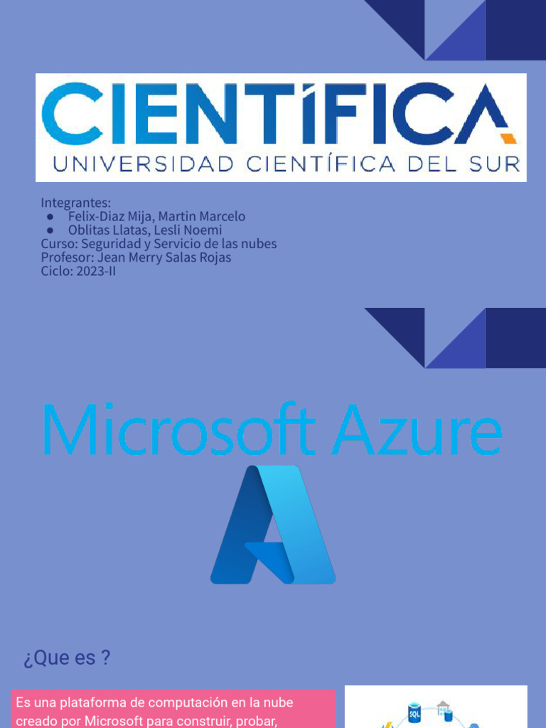 Microsoft Azure | PDF | Microsoft Azure | Computación en la nube