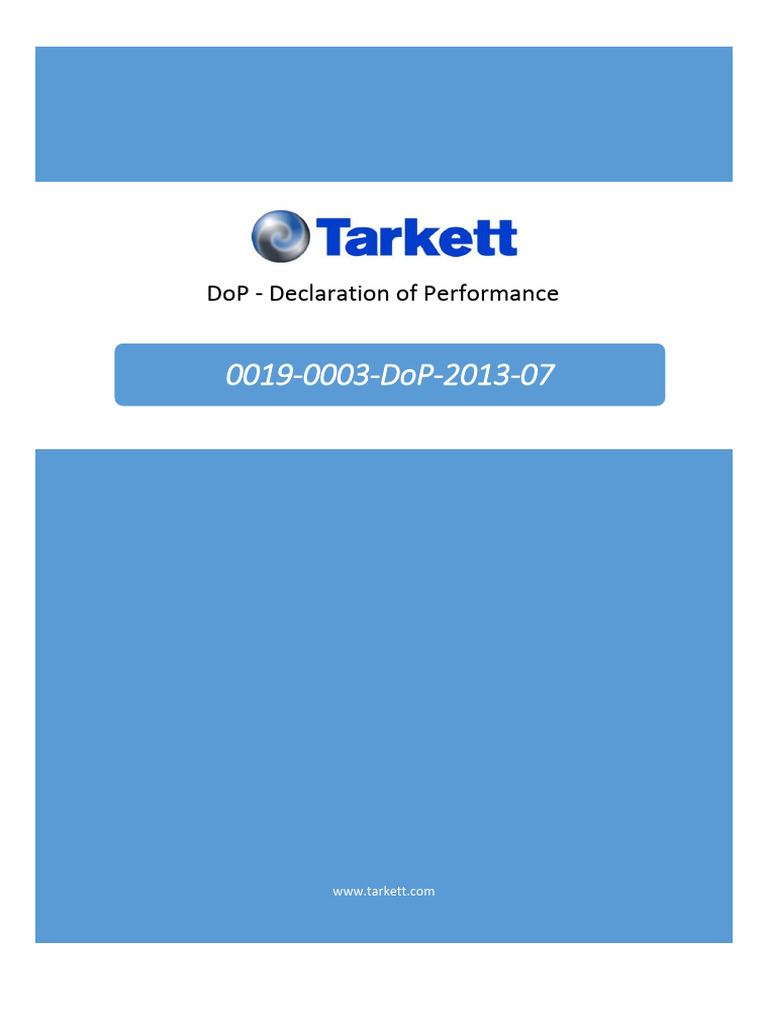 Declaratia Performanta Tarkett 2 | PDF