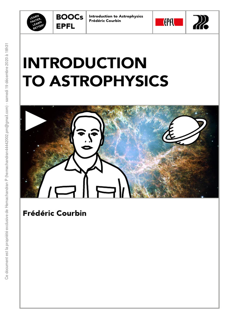 Introduction to Astrophysics Ed1 v1 | PDF | Minute And Second Of Arc ...