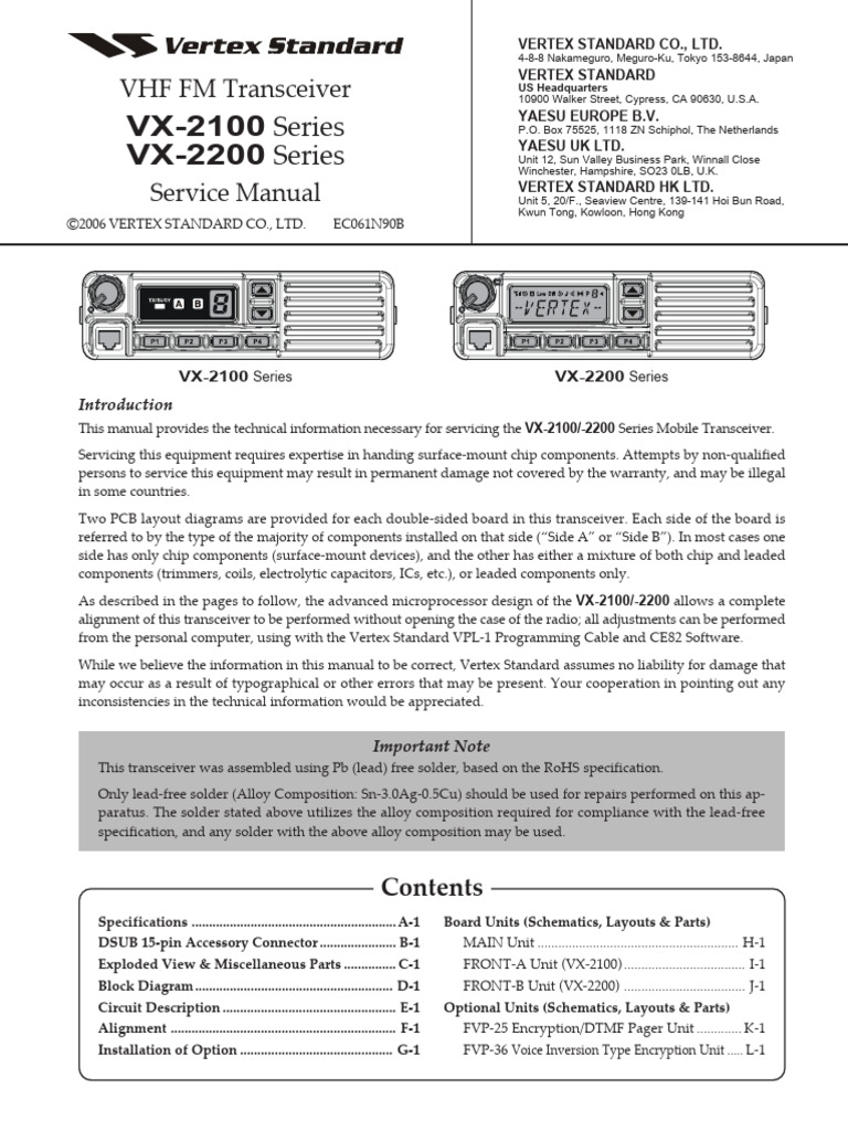 vx2100 Series | PDF | Decibel | Integrated Circuit