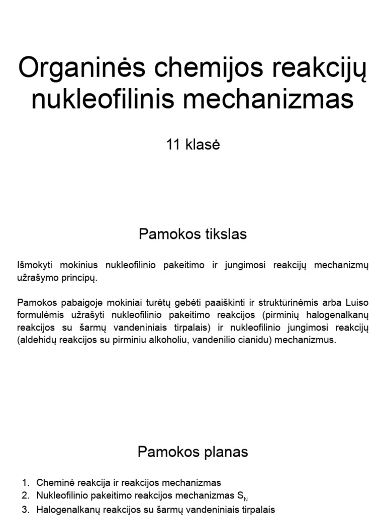 Chemija 11 KL Skaidres - 6 | PDF