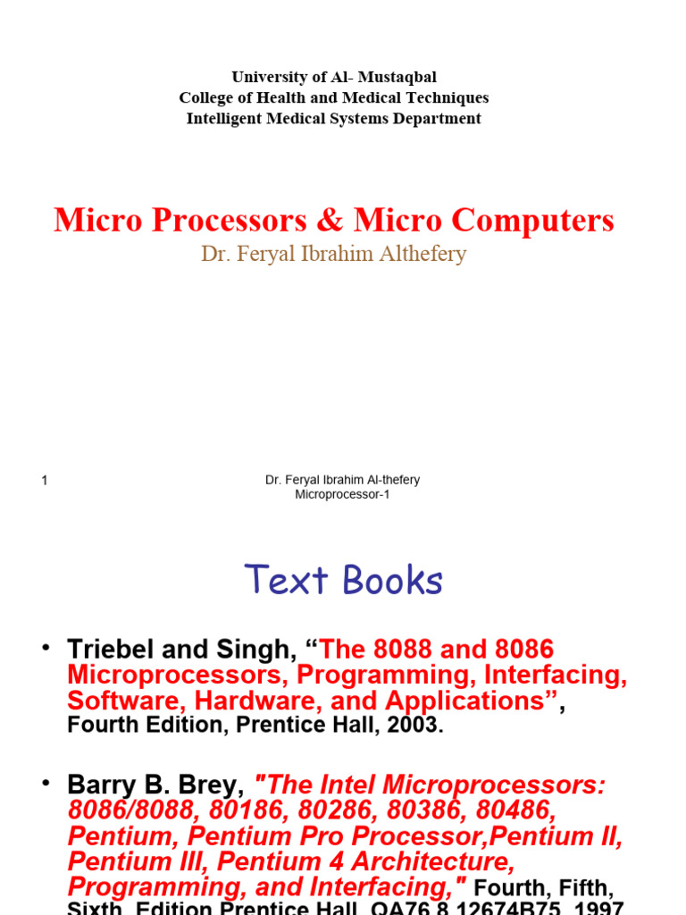 Microprocessor Basics for Students | PDF | Read Only Memory | Central Processing Unit