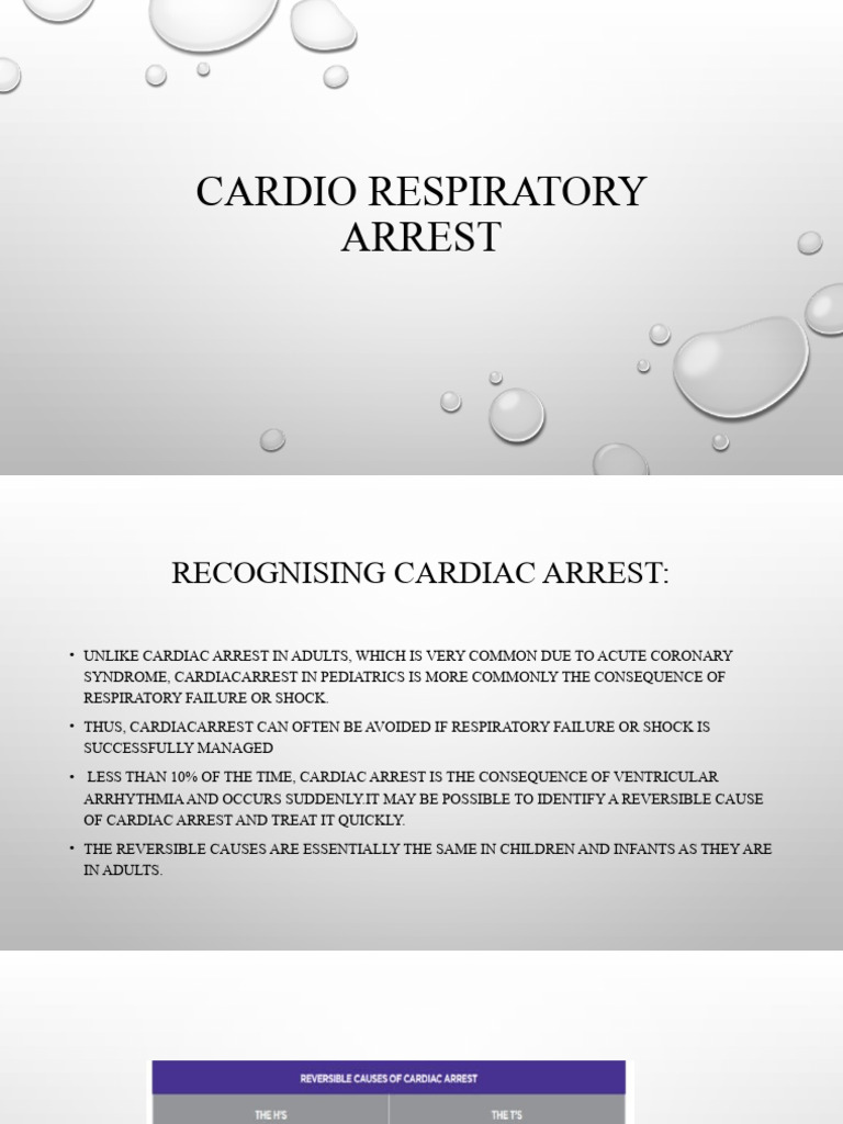 Paed 2 | PDF | Cardiopulmonary Resuscitation | Cardiac Arrest