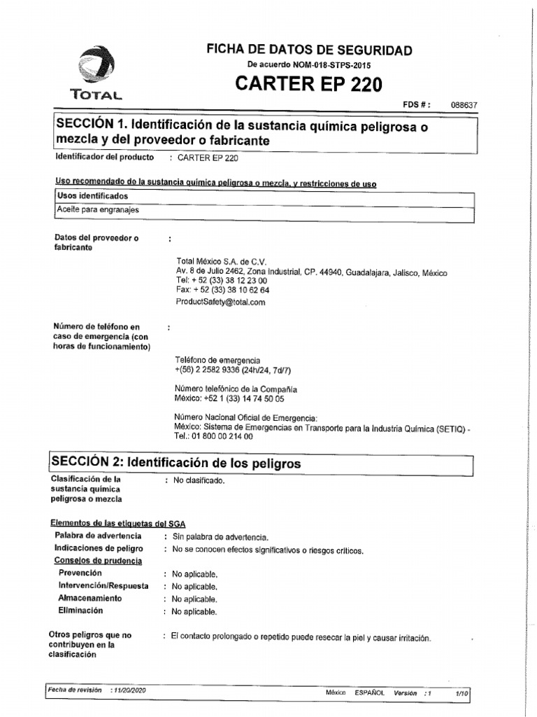 HDS Carter Ep 220 | PDF