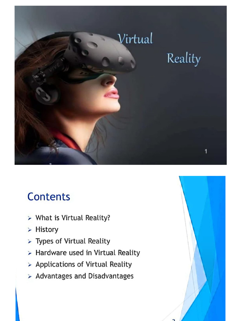 Virtual Reality - Slide | PDF