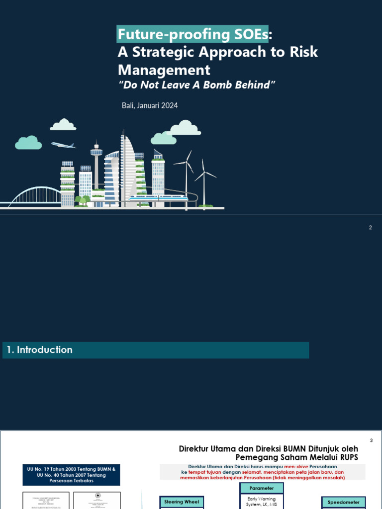 Materi Raker - Workshop Penerapan Manajemen Risiko Versi 2 Shared | PDF