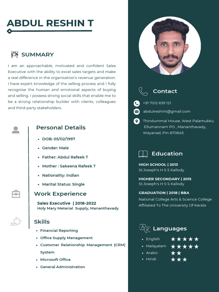 Sales Executive Profile | PDF