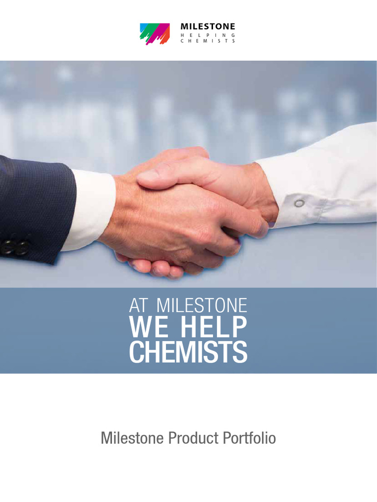 Milestone Product Portfolio | PDF | Water Purification | Chemical Reactions