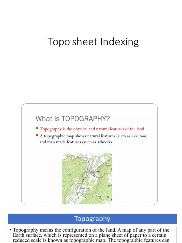 Toposheet Indexing Un | PDF | Teaching Methods & Materials
