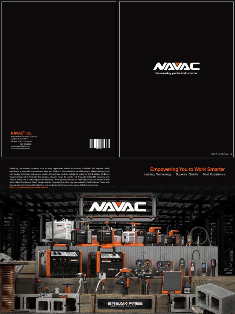 2023 NAVAC Brochure v1.0 | PDF | Pump | Power Supply