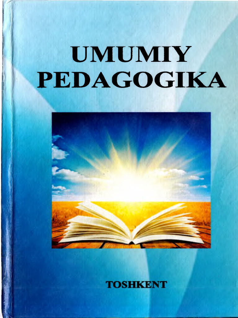 Umumiy Pedagogika Darsligi 2018 | PDF