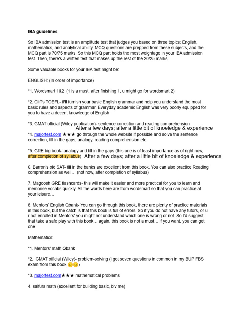 IBA Guidelines | PDF