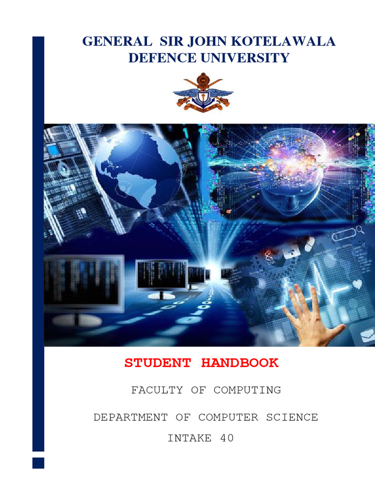 KDU Computing Faculty Student Handbook | PDF | Computer Science | Bachelor Of Science