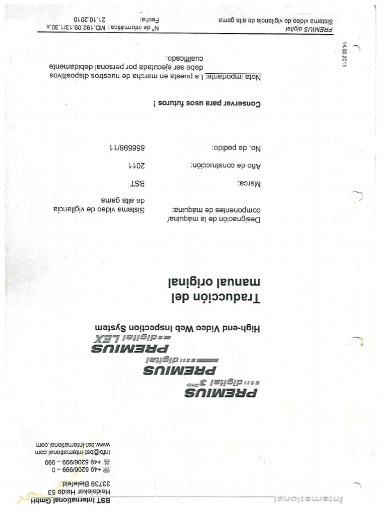 Manual Operativo BST | PDF