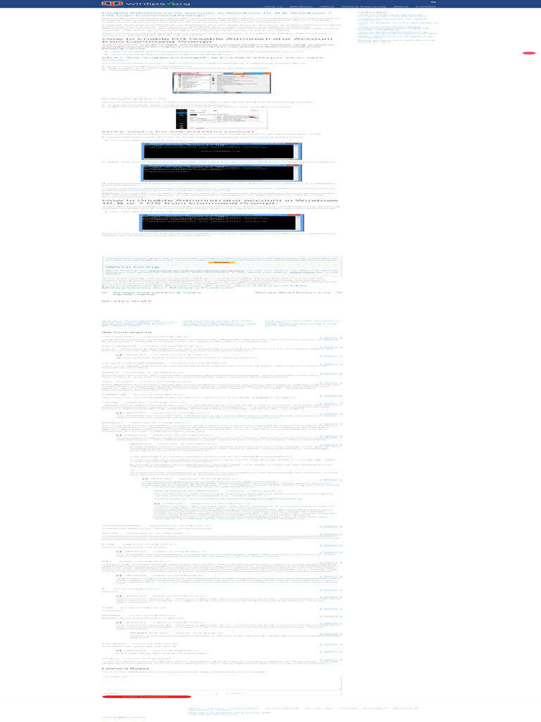 Enable Administrator Account in Windows 10, 8 & Windows 7 OS From ...