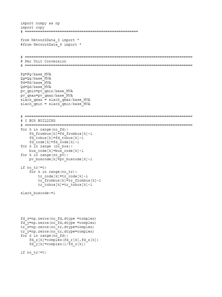 GaussSeidel LoadFlow 222EE6199 | PDF