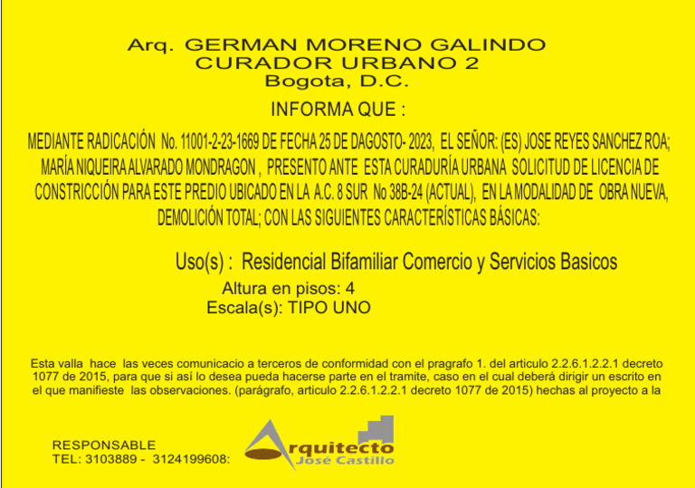 Valla Curaduria 2 Jose Reyes. | PDF