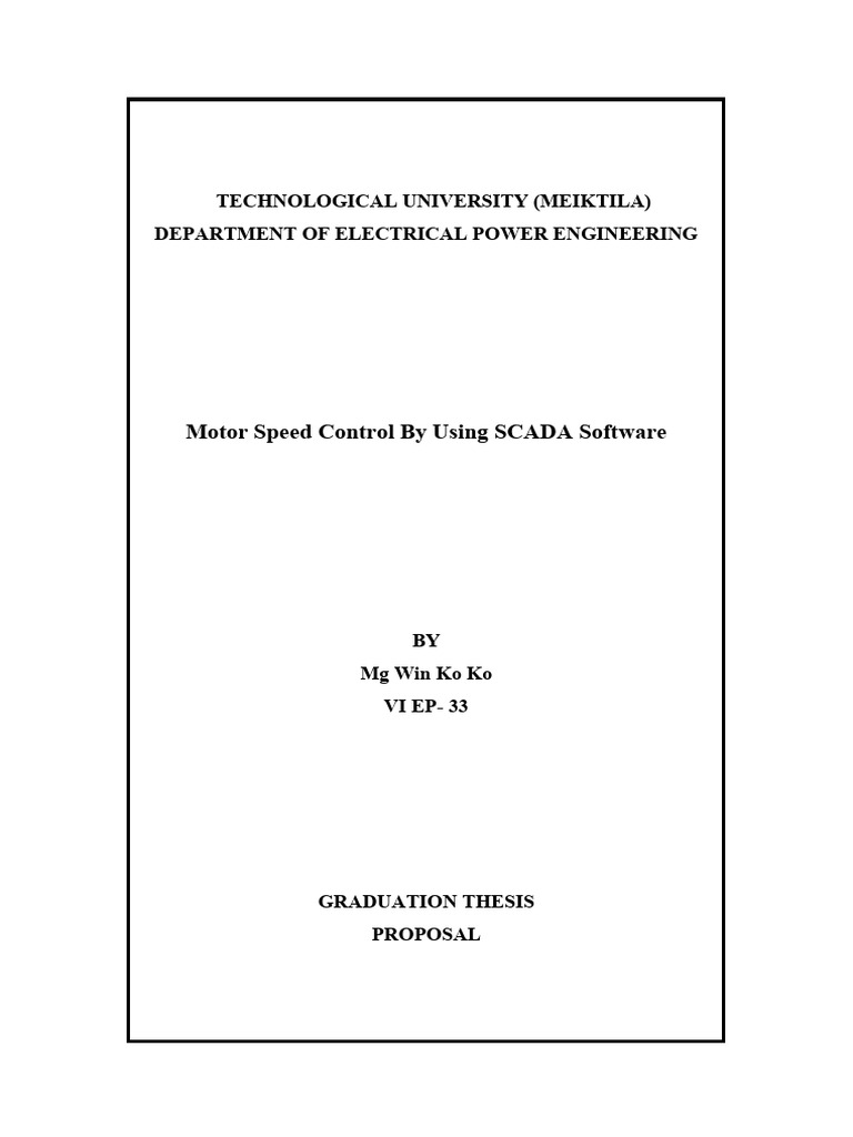 Scada Proposal | PDF Scada Proposal | PDF