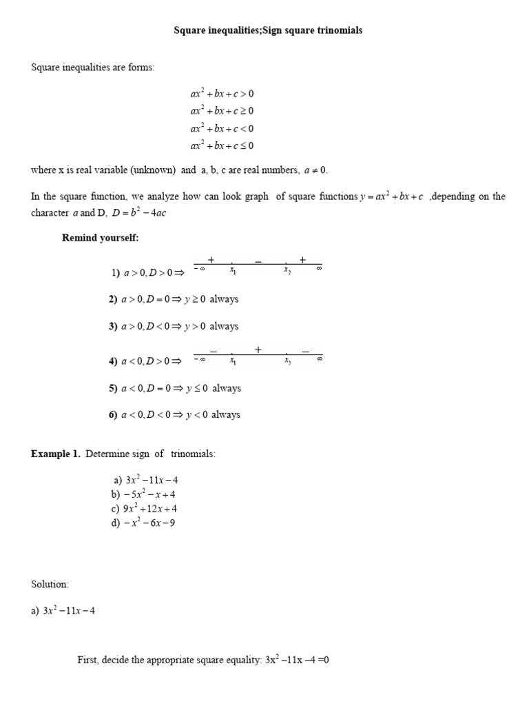 5.HIGH School VIII QUADRATIC EQUATIONS AND QUADRATIC FUNCTIONS-Square ...