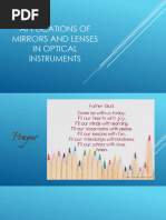 Mirrors and Lenses for Grade 10 | PDF | Mirror | Optics