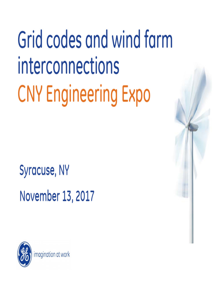 Grid Code Requirements For WTG Interconnection PDF Electrical Grid