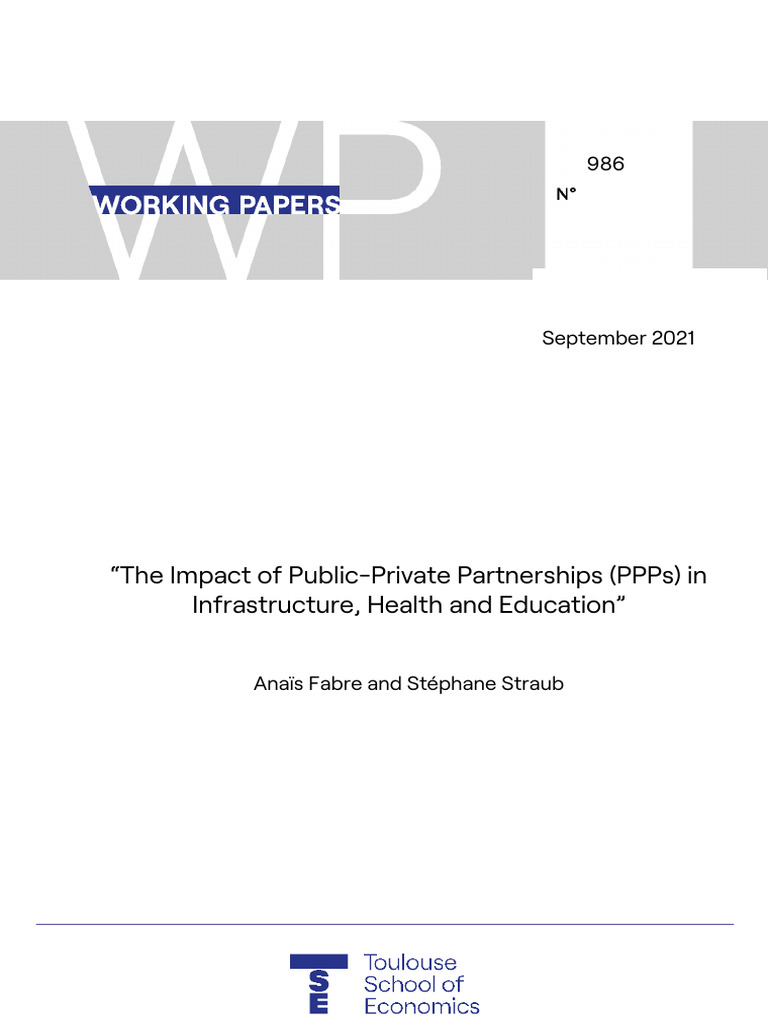The Impact of Public-Private Partnerships (PPPS) in Infrastructure ...