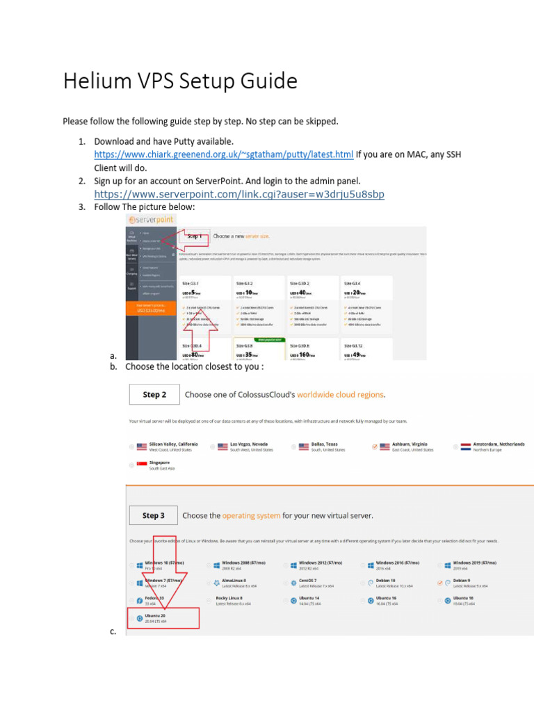 Helium VPS Setup Guide | PDF | Transmission Control Protocol | Wi Fi Helium VPS Setup Guide | PDF | Transmission Control Protocol | Wi Fi