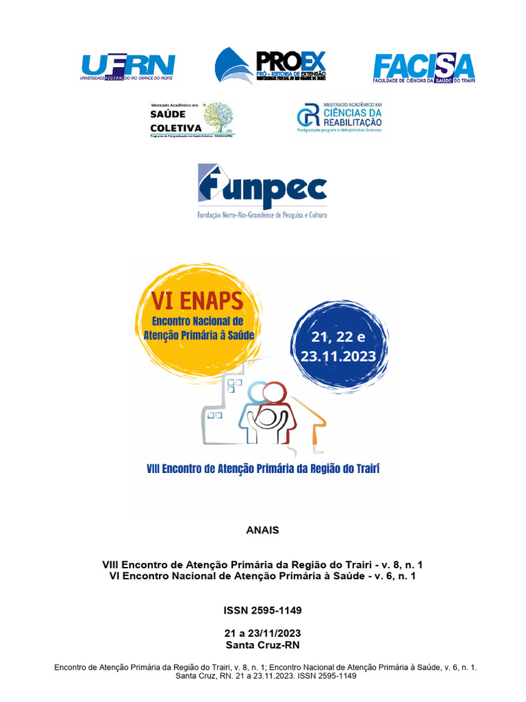 VIII_ANAIS_APS_2023 | PDF | Odontologia | Epidemiologia