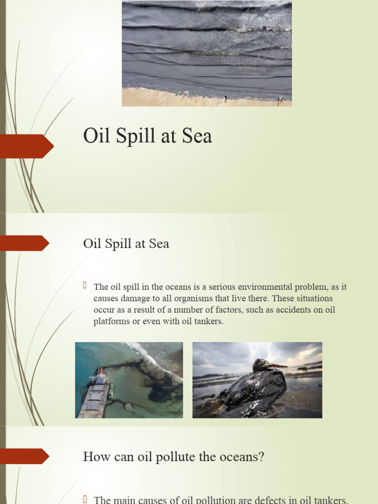 Marine Oil Spill Impact | PDF | Science & Mathematics | Technology ...