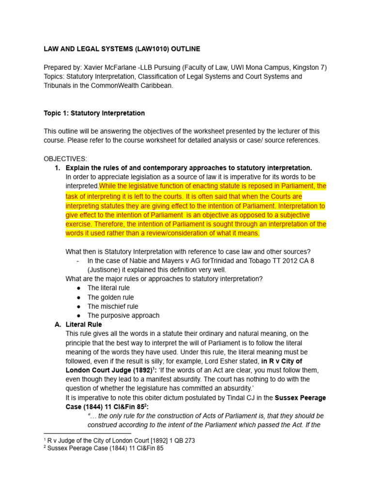 Untitled Document | PDF | Plain Meaning Rule | Statutory Interpretation