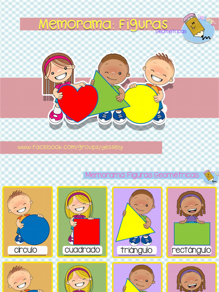 Memorama Figuras Geometricas | PDF