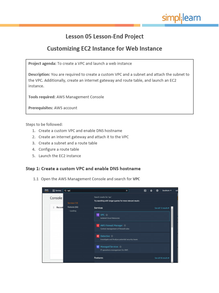 01 Customizing EC2 Instance For Web Instance | PDF | Internet | World Wide Web