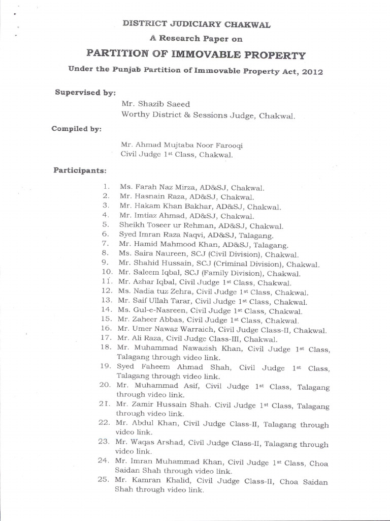 Final Decree Format for Partition Suit | PDF | Justice | Crime & Violence