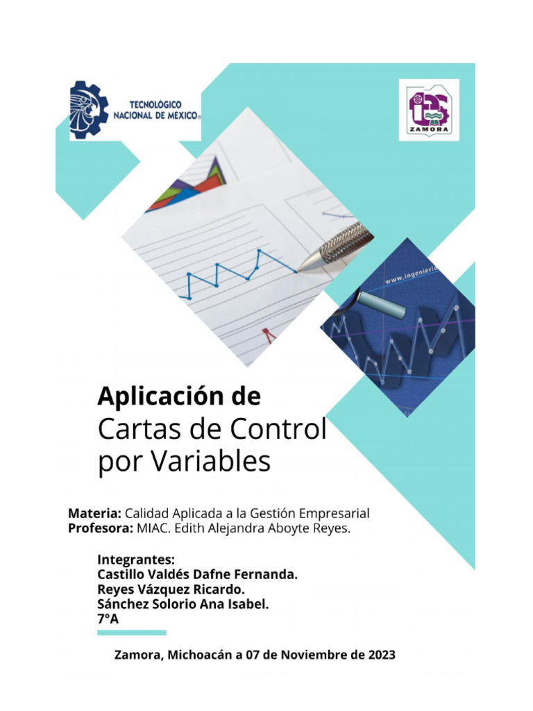 Aplicación Cartas de Control Por Variables | PDF