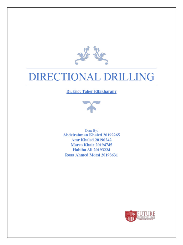 Directional Drilling | PDF | Oil Well | Azimuth