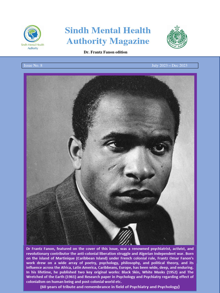 Eighth Quarterly Magazine of SMHA | PDF | Frantz Fanon | Psychiatry
