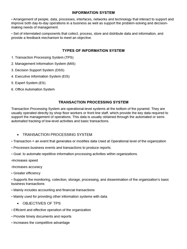 Information System | PDF | Information System | Information