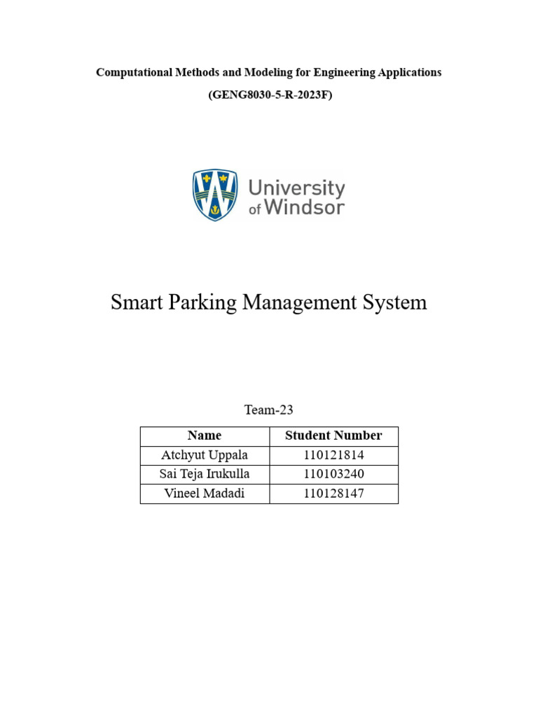 Primary Report | Download Free PDF | Parking | Parking Lot