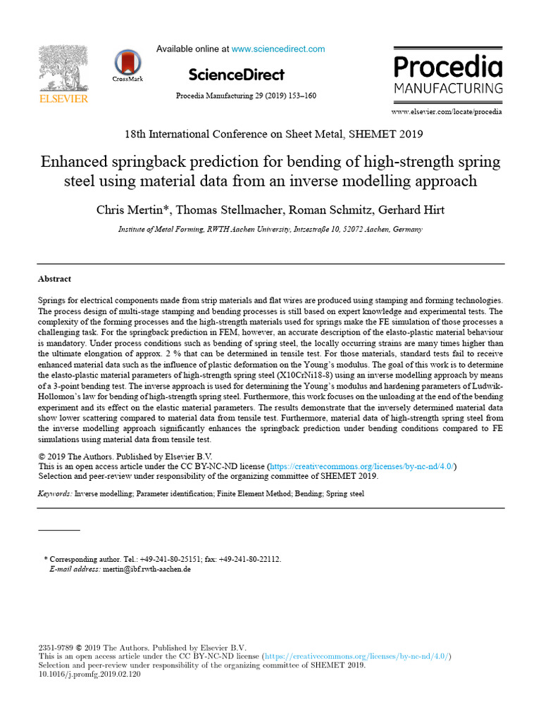 Mertin 2019 | PDF | Young's Modulus | Deformation (Engineering)