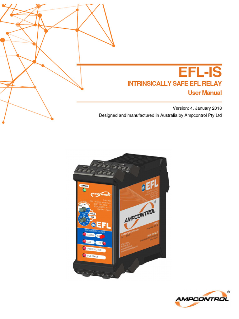 EFL IS User Manual | PDF | Relay | Safety