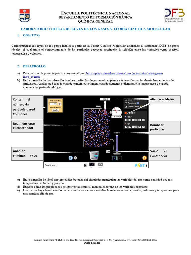 Leyes de Los Gases - PRACTICA VIRTUAL-2 | PDF | Gases | Temperatura
