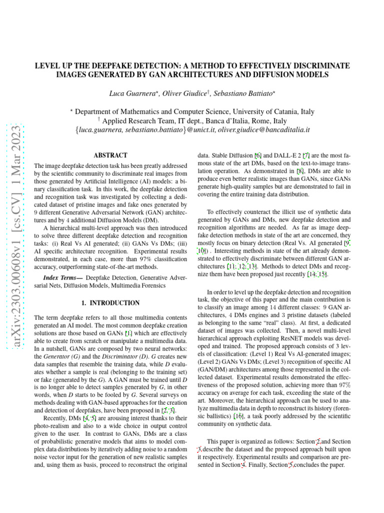 Paper 2 Level Up The Deepfake Detection | PDF | Artificial Intelligence | Intelligence (AI ...