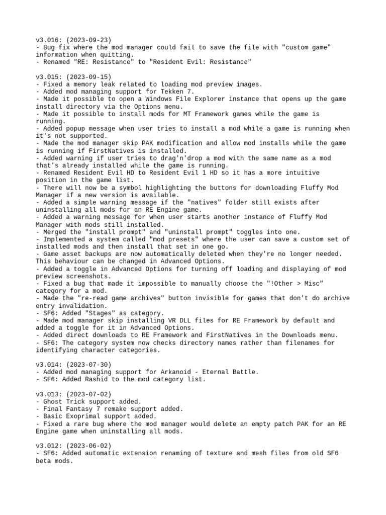 Change Log | PDF | Menu (Computing) | Windows 10